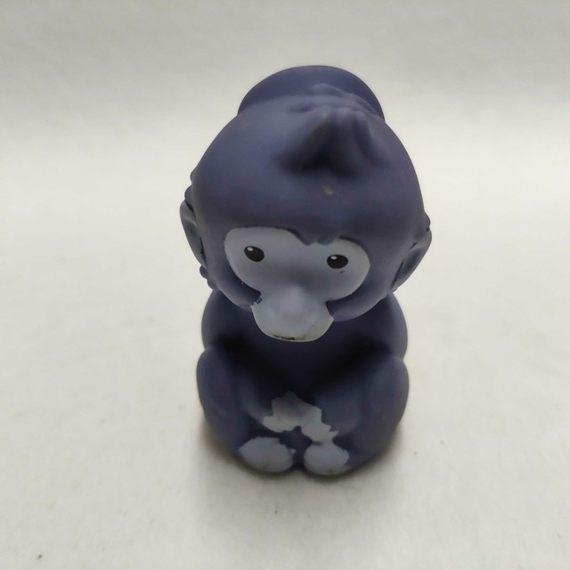 Fisher-Price Little People Grey Sitting Monkey Animal Treehouse figure ...