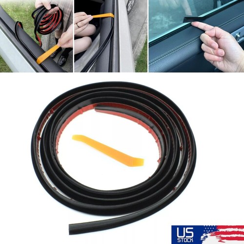 US STOCK Car Door Side Window Trim Edge Moulding Weatherstrip Seal ...