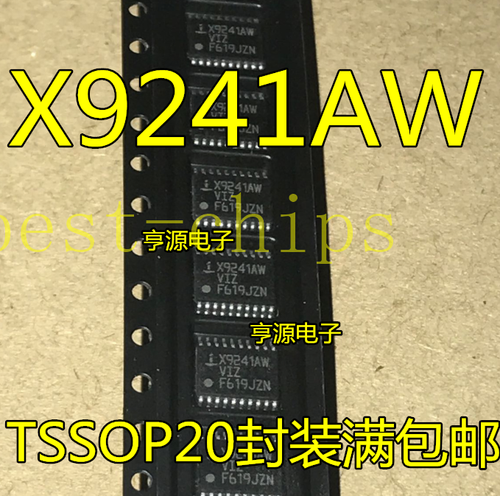 1PCS X9241AWVIZ IC XDCP QUAD 4X10K EE 20-TSSOP X9241 9241 X9241A 9241A ...