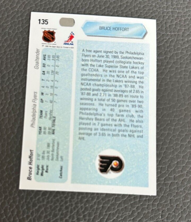 1990-91 Upper Deck Flyers Hockey Card #135 Bruce Hoffort RC | eBay