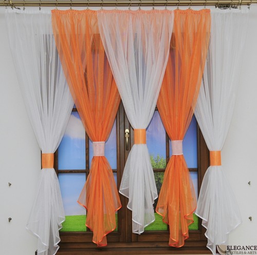 BEAUTIFUL READY MADE LARGE NET CURTAIN - DIFFERENT COLOURS | eBay UK