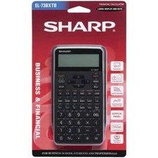 Sharp 10-digit Professional Financial Calculator El738xtb for sale ...