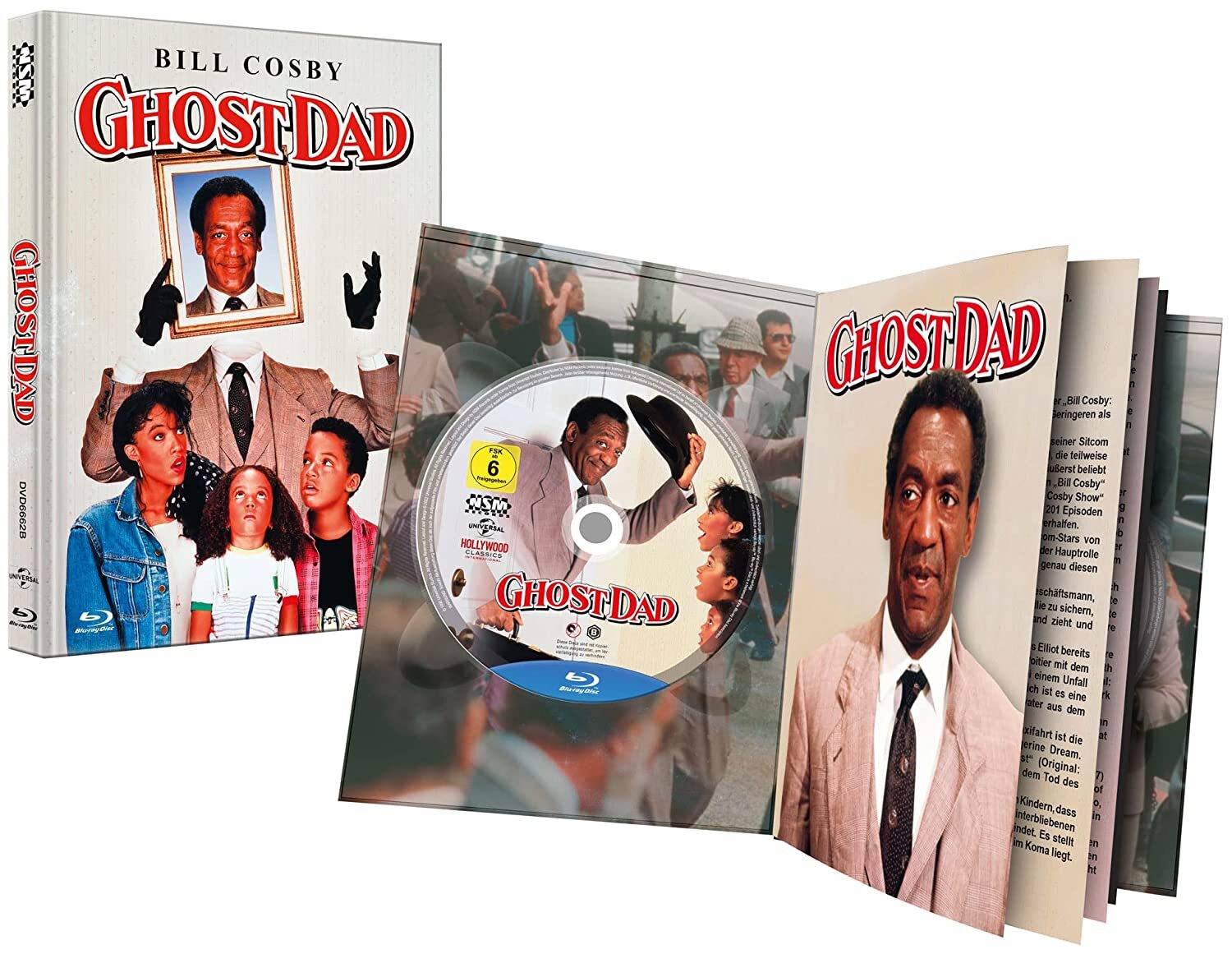 GHOST DAD *1990 / 2 Disc Mediabook / Bill Cosby* NEW Region B Blu Ray ...