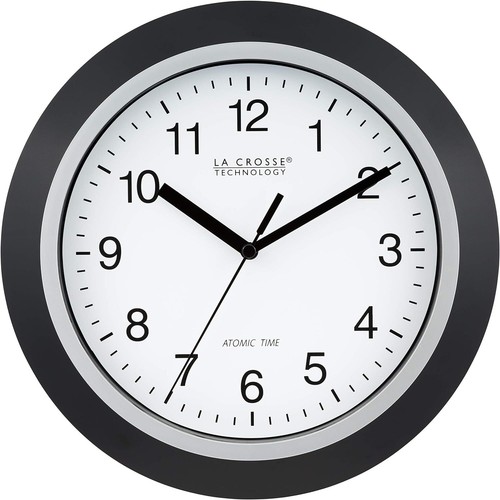 Wall Clock Analog Self Set 10 Inch Automatic DST Reset for Precise Time ...