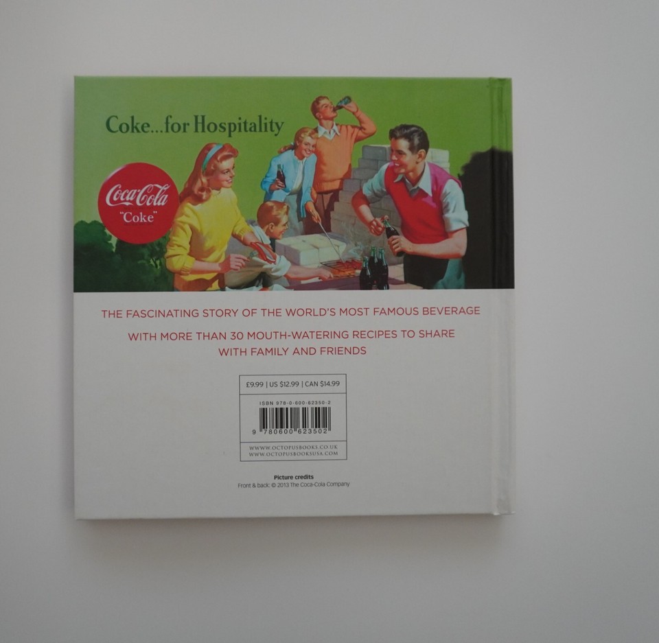 Coke Coca-Cola Cookbook Book Recipes 2013 Hardcover Ads Color Recipes ...