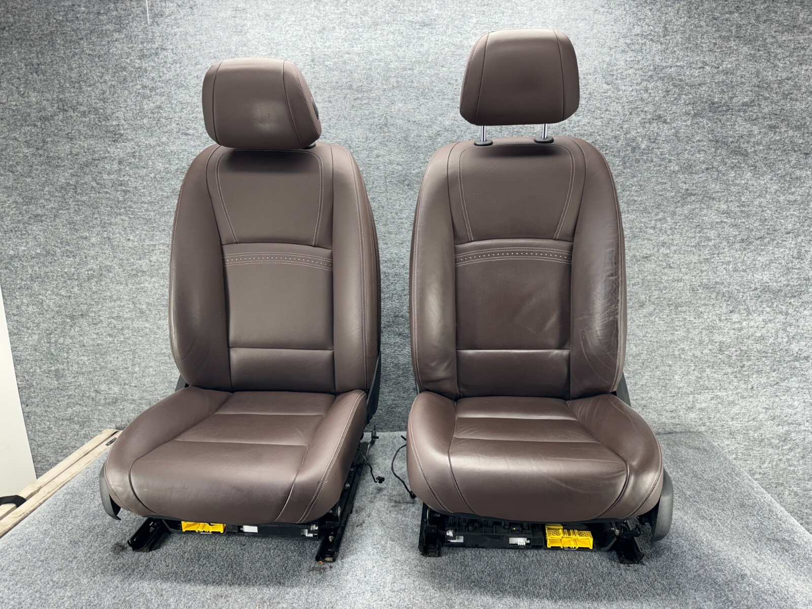BMW F10 Mokka Brown Merino Leather Interior Seats Door Panel Set ...