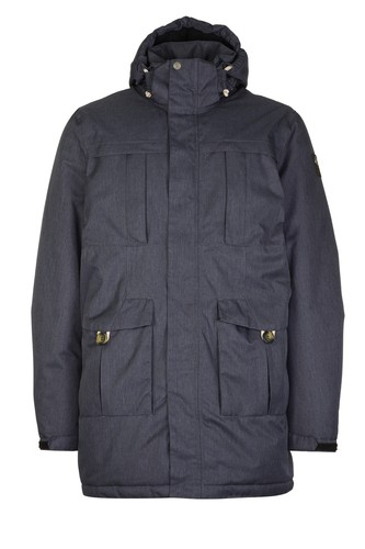 Killtec Men's Parka Jacket Rikard Grey Windproof Water-Resistant ...