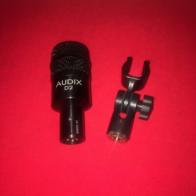 Audix D2 Snare Drum Tom Mic HyperCardioid Wired Dynamic Microphone ...