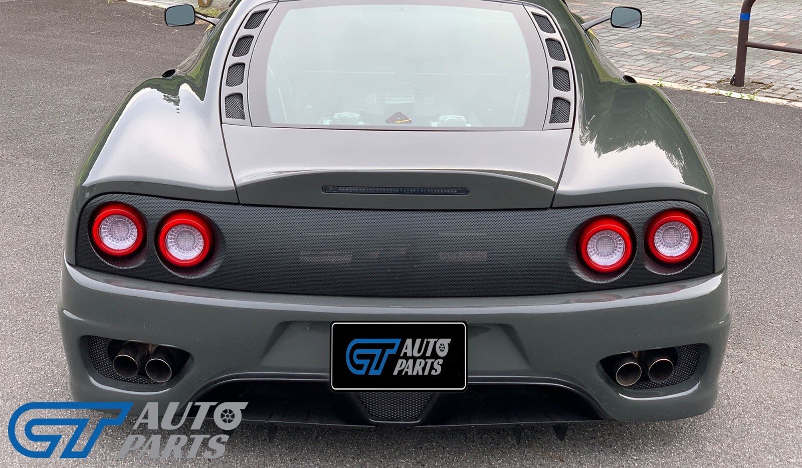 3D Clear Red Full LED Tail lights for Ferrari 360 Modena 512 F355 550 ...