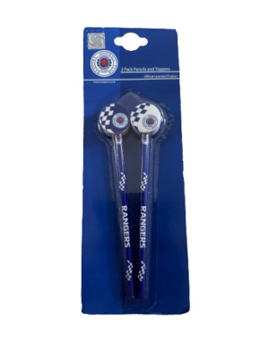 Rangers Football Club Pencils with Eraser Toppers set of 2 | eBay UK