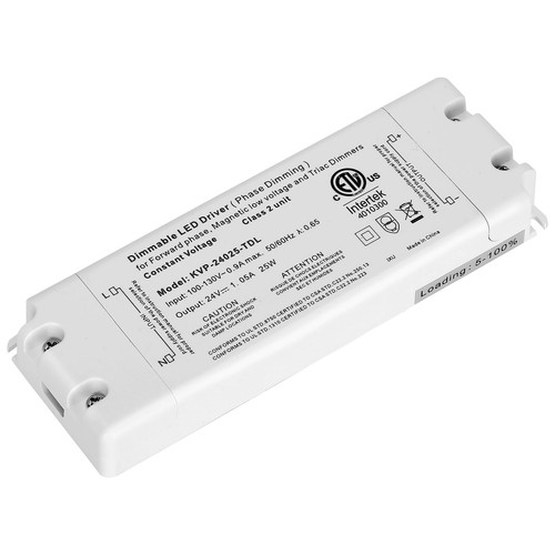 25W Dimmable LED Driver, 120V AC to 24V DC Transformer Electric Power ...