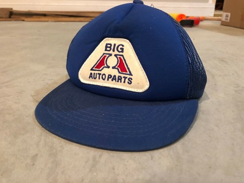 Vintage Trucker Snapback Big A Auto Parts Hat | eBay