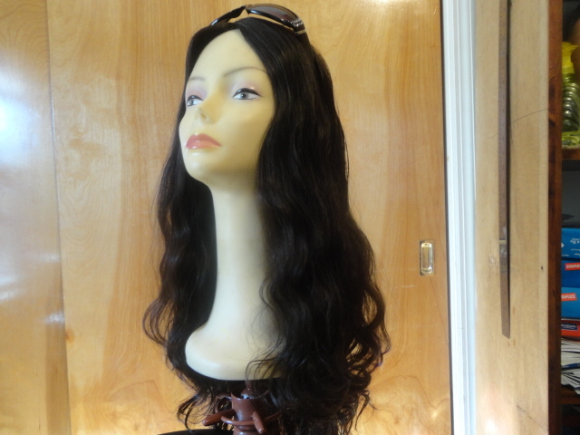 Malky Wig Sheitel European Hair Multidirectional Wavy 26" Darkest Brown ...