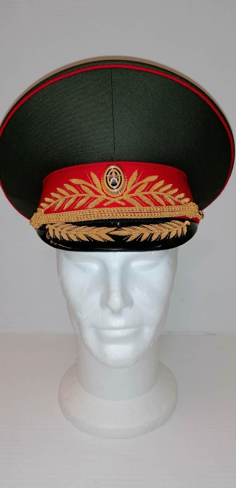 RUSSIAN ARMY FEDERATION GENERAL MARSHAL hat Parade WAR UCRAINE VISOR ...