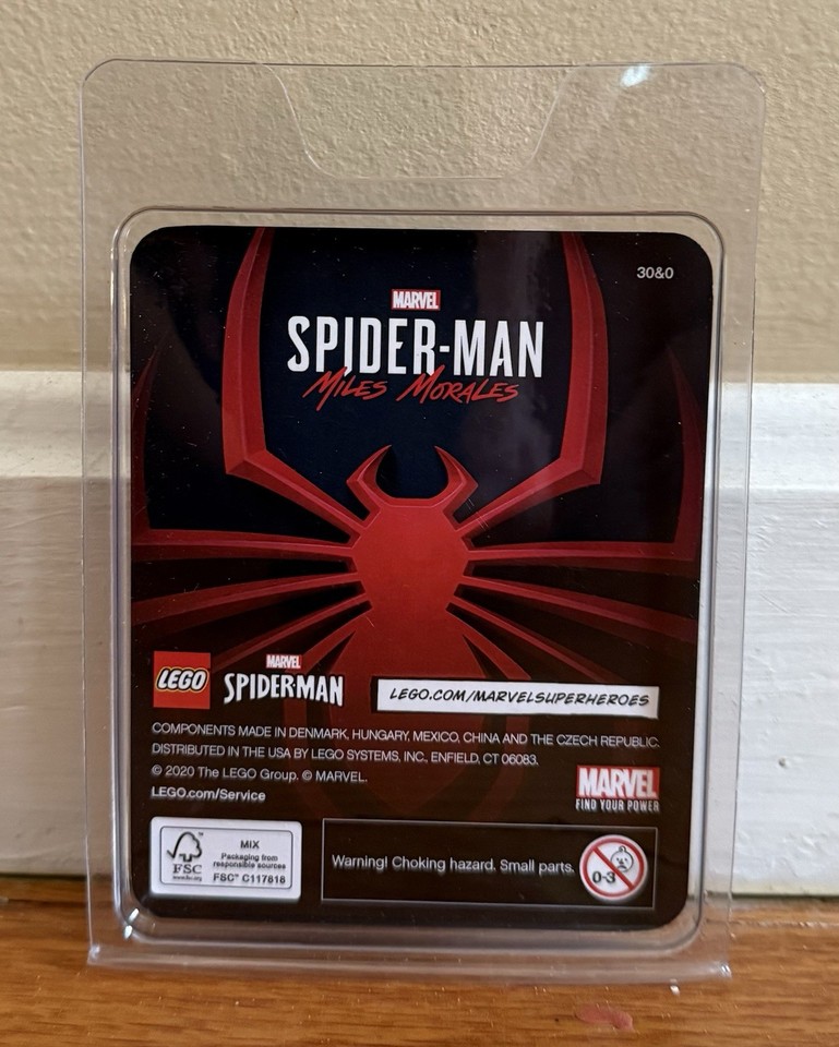 Lego PS5 Marvel Spider-Man Classic Suit Miles Morales Minifigure 2020 ...