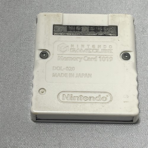 Official Nintendo GameCube Memory Card OEM DOL-020 Authentic 1019 Block ...