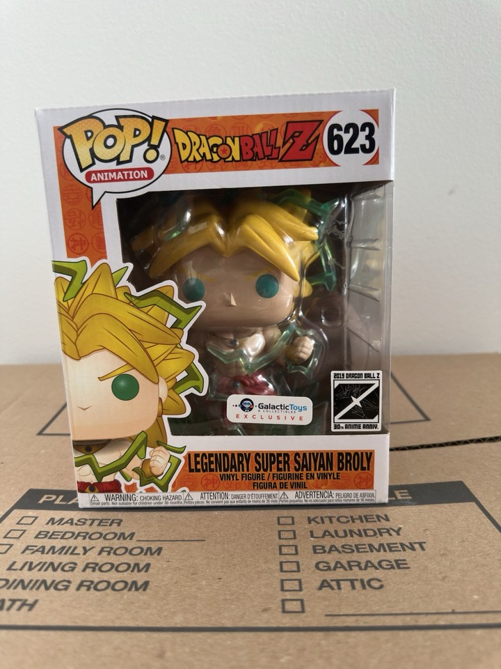 Funko Pop! Animation 623 Legendary Super Saiyan Broly Galactic Toys ...