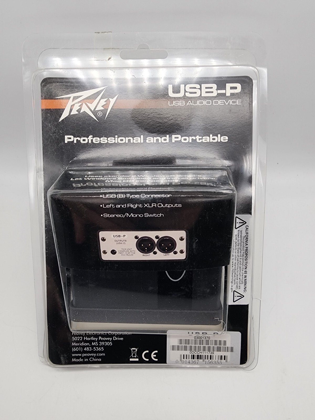 Peavey USB-P USB Playback Audio Device 14367156355 | eBay