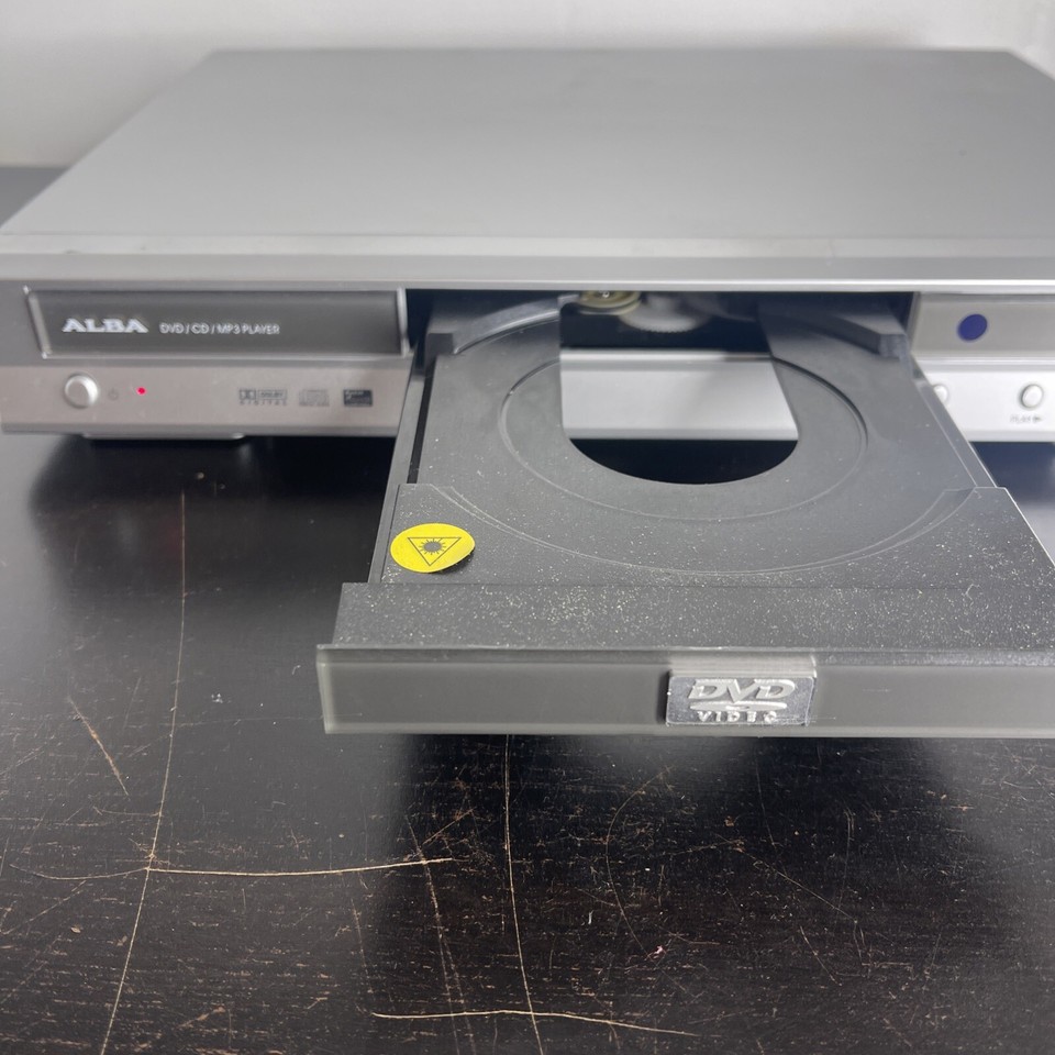 Alba DVD45 Silver 15 Watt 50Hz Scart & Coaxial Dolby Digital MP3 CD/DVD ...