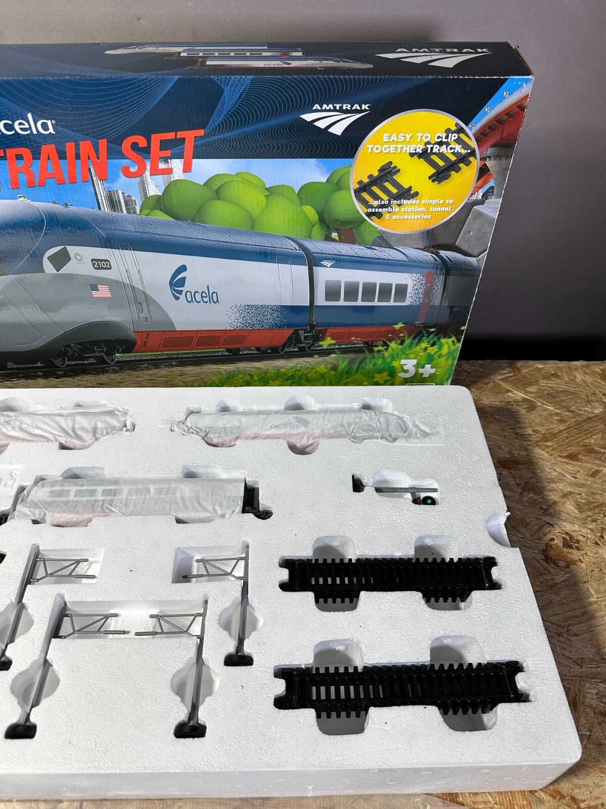 Hornby HR1000T Amtrak Acela High Speed Electric Train Set for sale ...