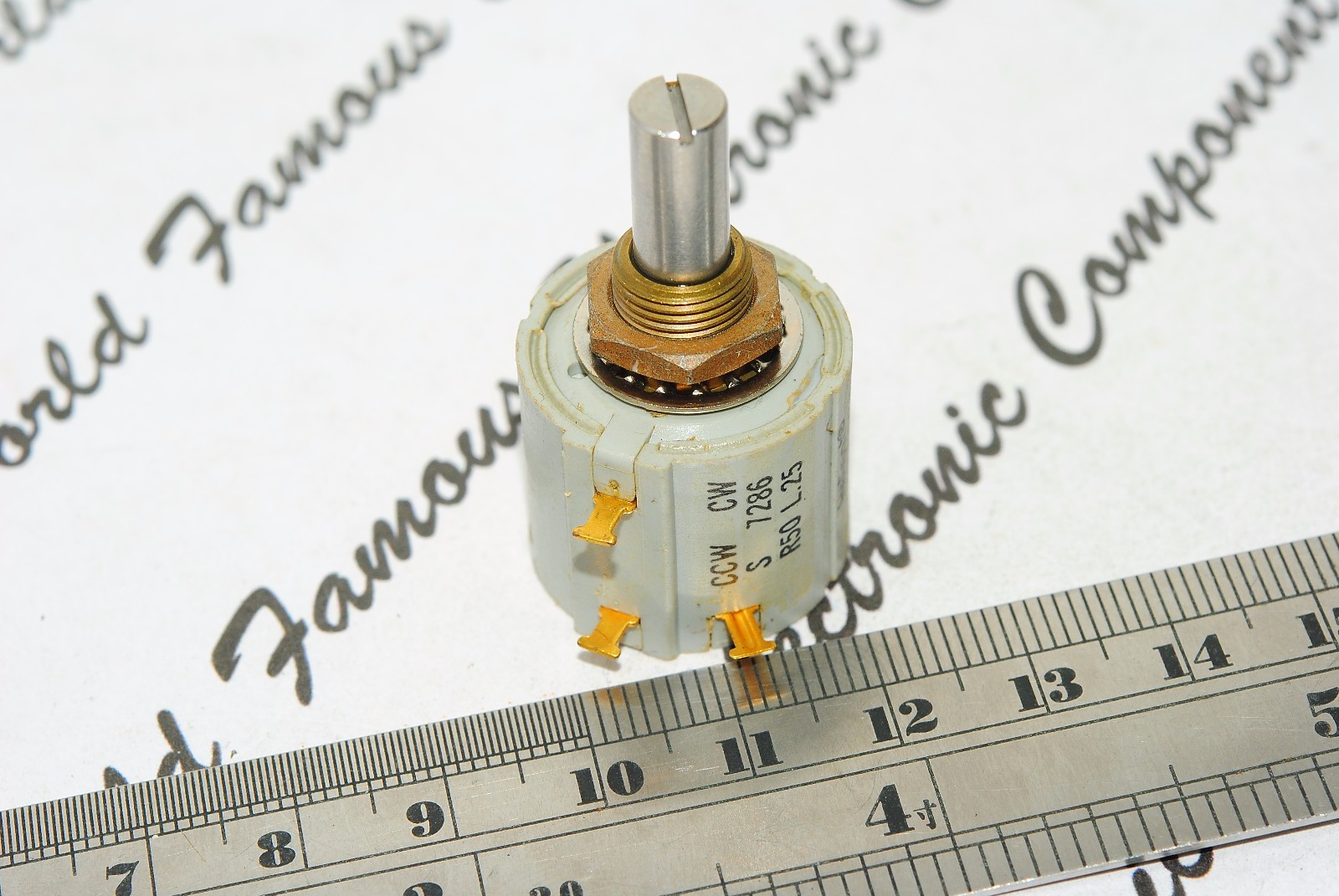 1pcs - Bi Technologies 50R Wirewound Potentiometer 7286R50L.25 10 Multi ...