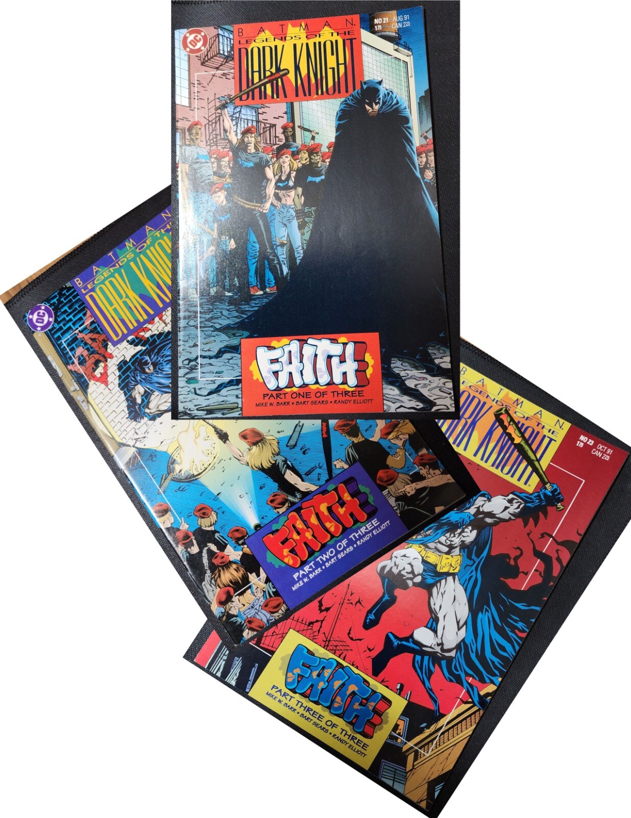 BATMAN LEGENDS OF THE DARK KNIGHT #21 22 23 (1991) "FAITH" DC | eBay