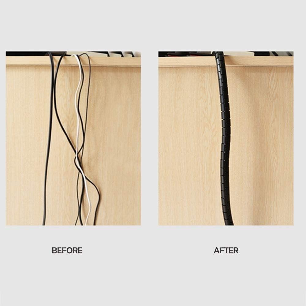 10 Meters Cable Spiral Wire Wrapping Tube, , Cable Protection Bundle ...