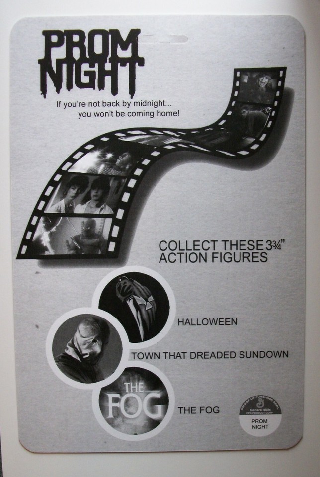 Custom 3 3/4 Prom Night Killer Vintage Style Horror Action Figure MOC ...