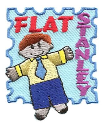 Girl Boys FLAT STANLEY Fun Patches Badge SCOUTS GUIDE Mail Vacation ...