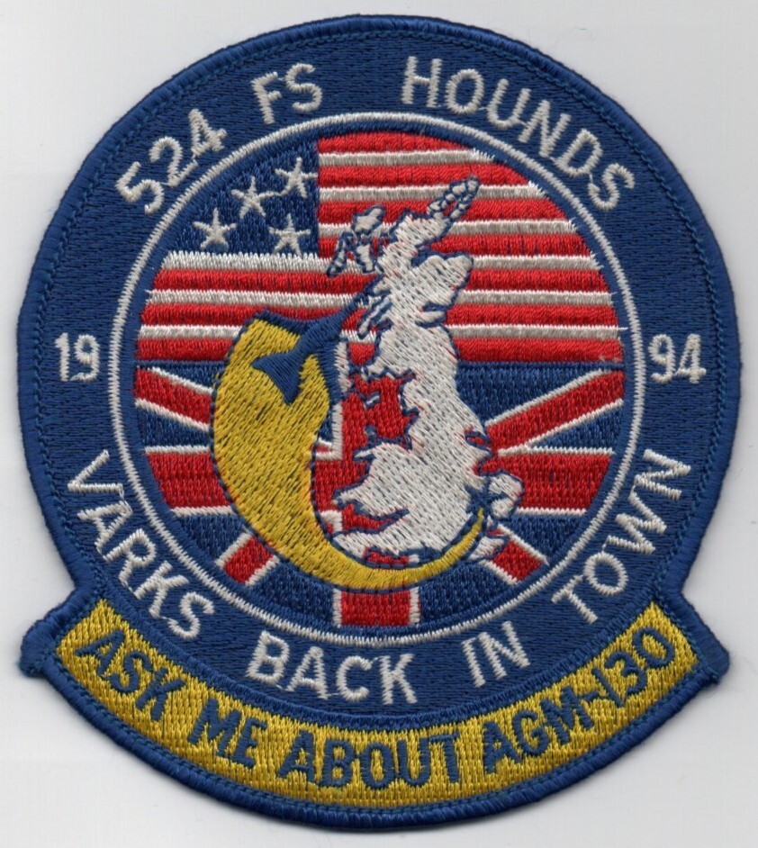 USAF 524th Fighter Squadron Varks Back In Town 1994 Ask Me About AGM ...
