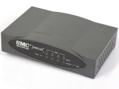 SMC Barricade SMC7004VBR-EU Breitband Router 4x-Port Ethernet RJ45 10 ...