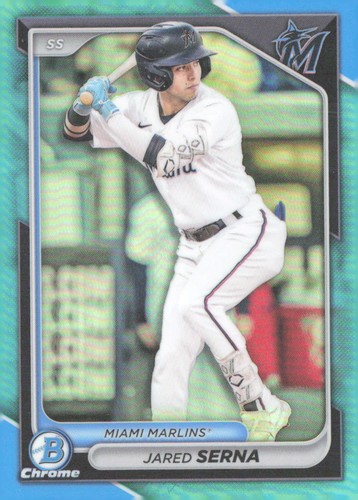 2024 Bowman Draft Jared Serna #BDC-161 Sky Blue Refractors | eBay