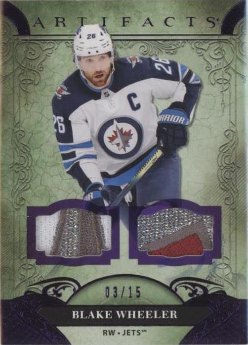 2020-21 Upper Deck Artifacts - Stars Blake Wheeler #144 Purple Material ...