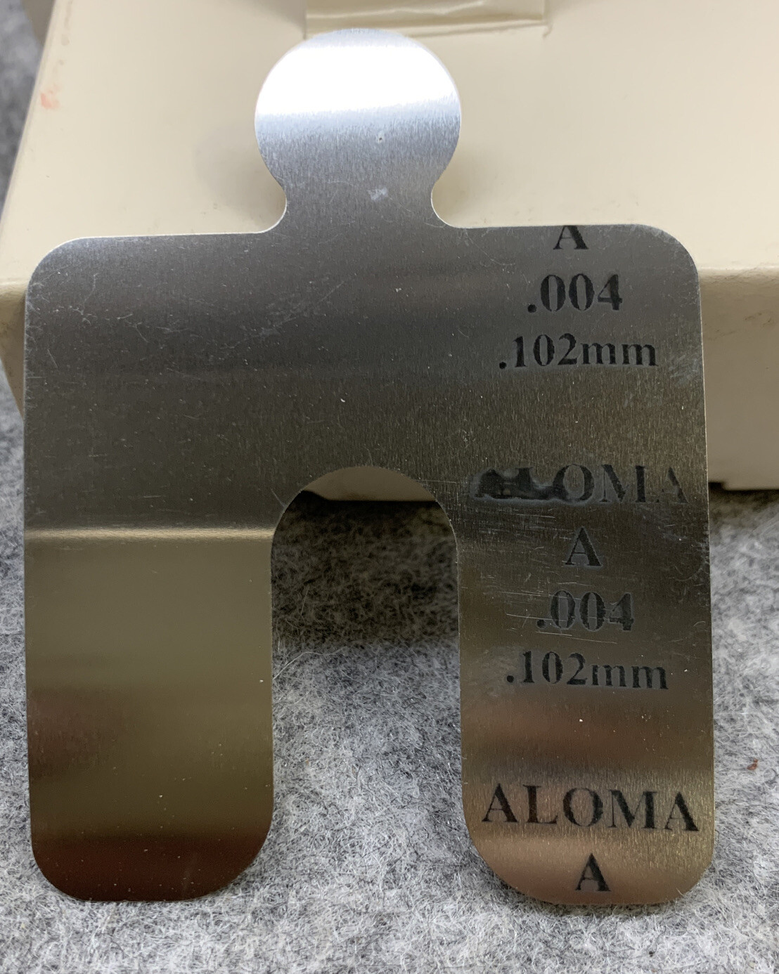 Aloma Siza A .004 Shims - Box of 20 Stainless Steel New Free Shipping ...