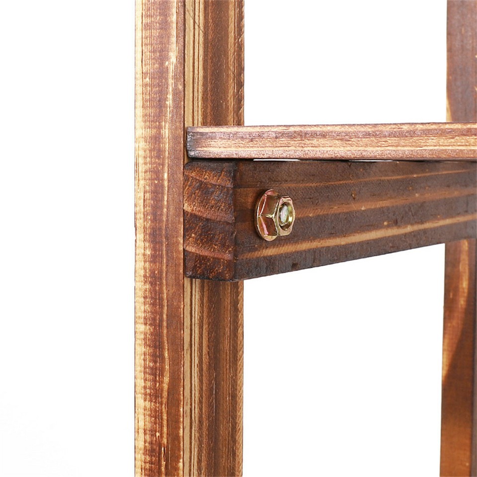 Multi Tier Wood Plant Stand Flower Pot Shelving Unit Display Rack ...