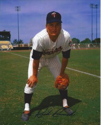 Rick Renick autographed color 8x10 Minnesota Twins Tops Vault Free Ship ...