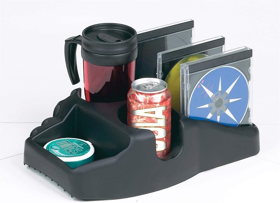 Universal Center Console Cup Holder Floor Drink Storage Organizer Auto ...