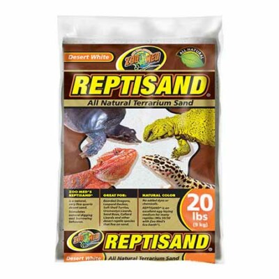 REPTI SAND DESERT WHITE 20lb BAG | eBay