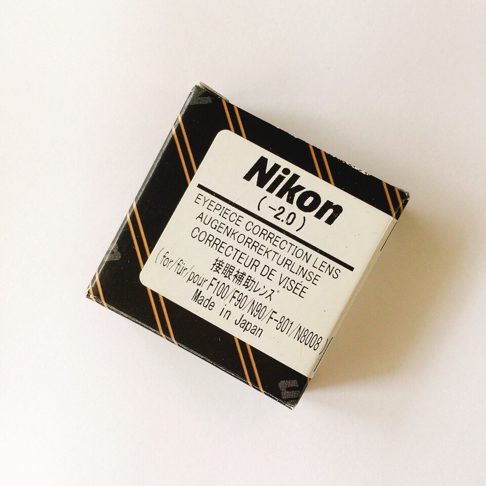 Nikon -2.0 Eyepiece Correction Lens for F100,F90,N90,F-801,N8008 ...