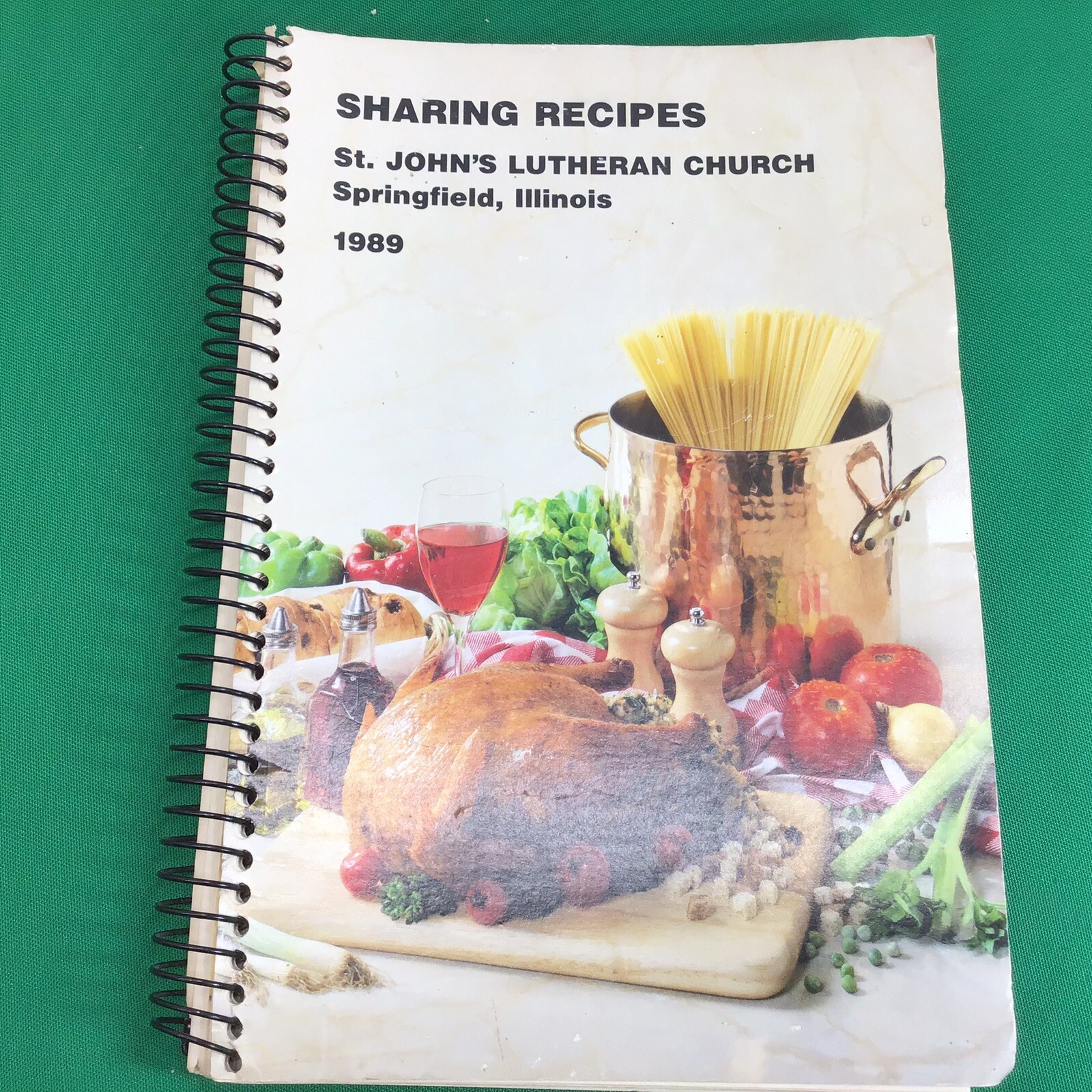 1989 Springfield Illinois Cookbook St Johns Luthern See Index of ...