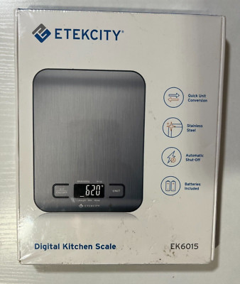 Etekcity - Digital KITCHEN SCALE - EK6015 - NEW | eBay