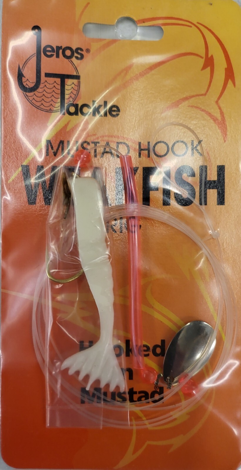 Jeros Tackle Fisherman's Weakfish Spinner Rig with White Rubber Tail ...