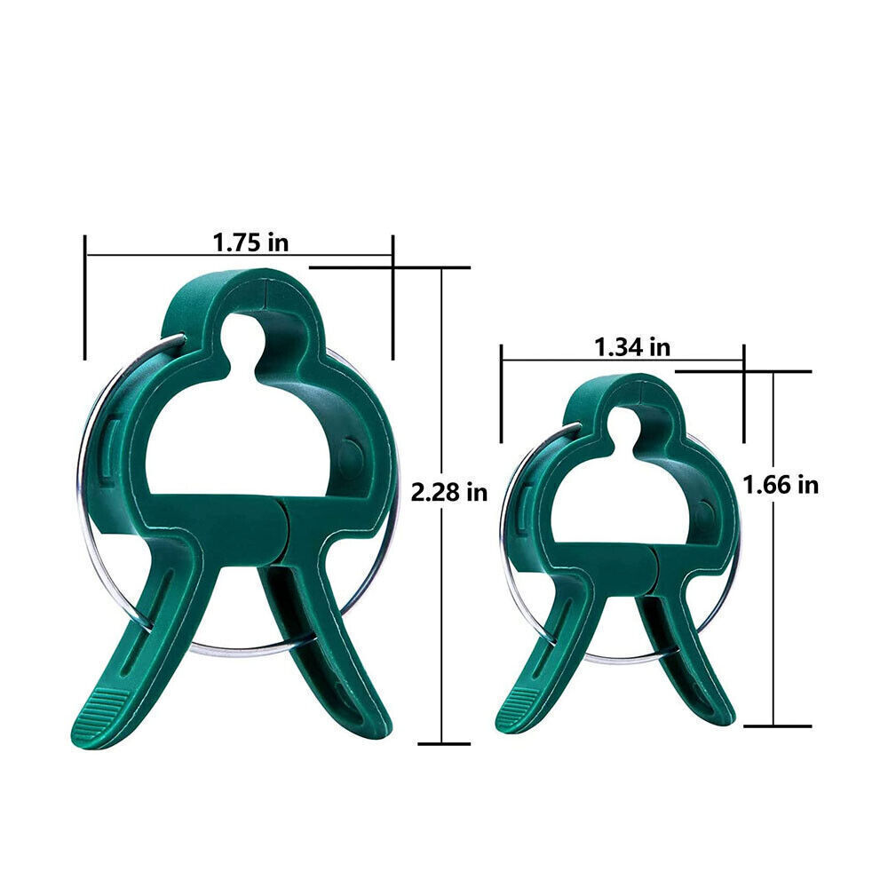 10/20/40PCS Plant Clips Reuseable Garden Clips Cane Support Sprung ...