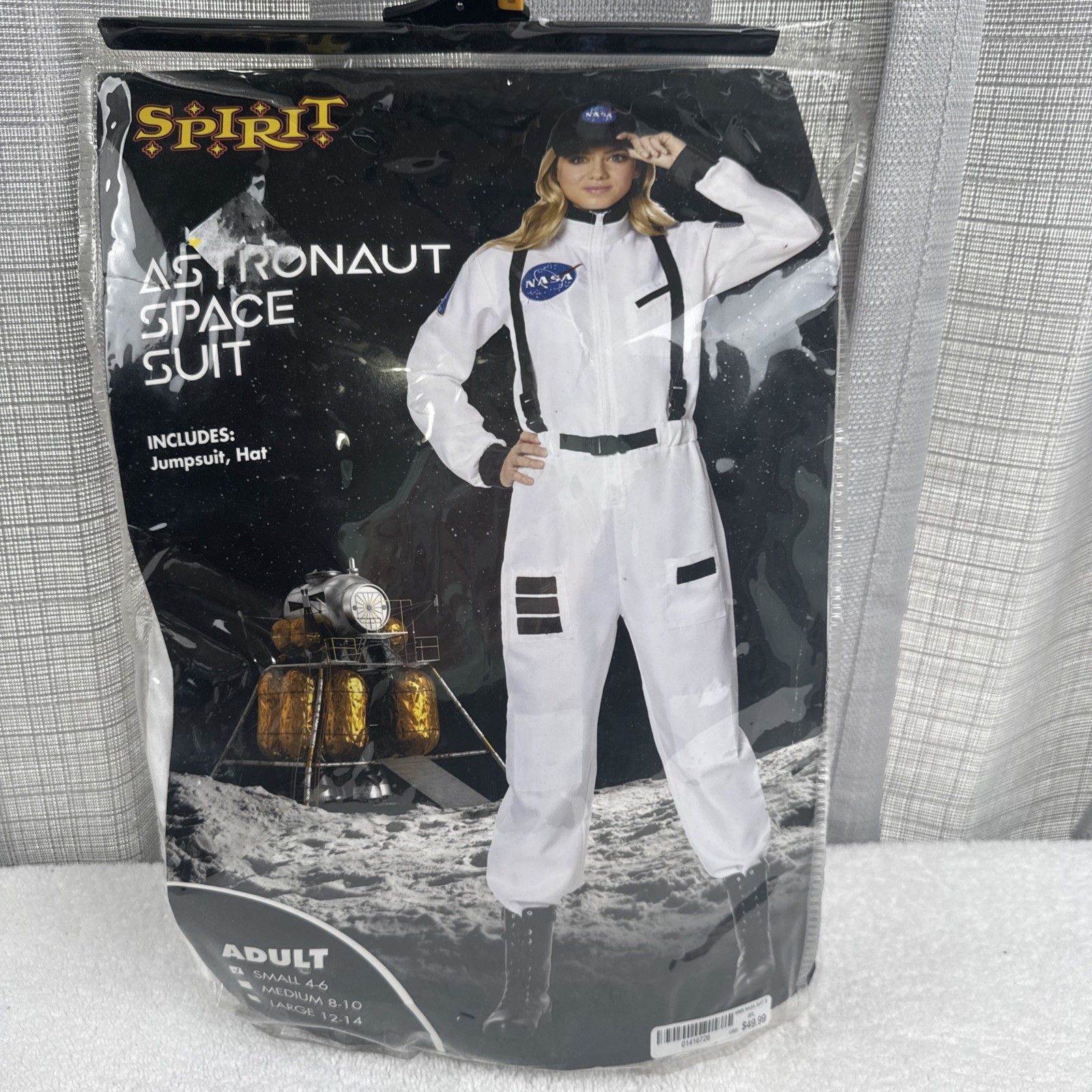 Spirit Halloween NASA Astronaut Costume Jumpsuit Adu… - Gem