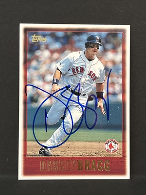 DARREN BRAGG Signed Autographed Baseball Card 1997 TOPPS 354 BOSTON RED ...