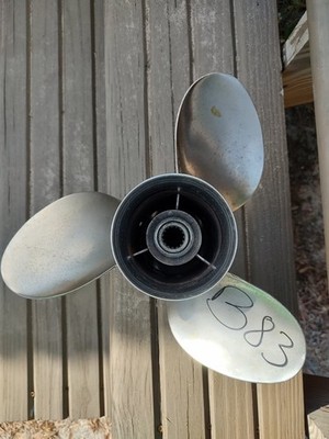 Mercury Stiletto Propeller 14 x 21 pitch RH Prop 15 Spline 10321 B83 | eBay