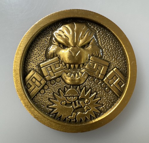 Super 7 Godzilla Pop Up Shop Entry Metal Coin with Stickers SDCC 2025 ...
