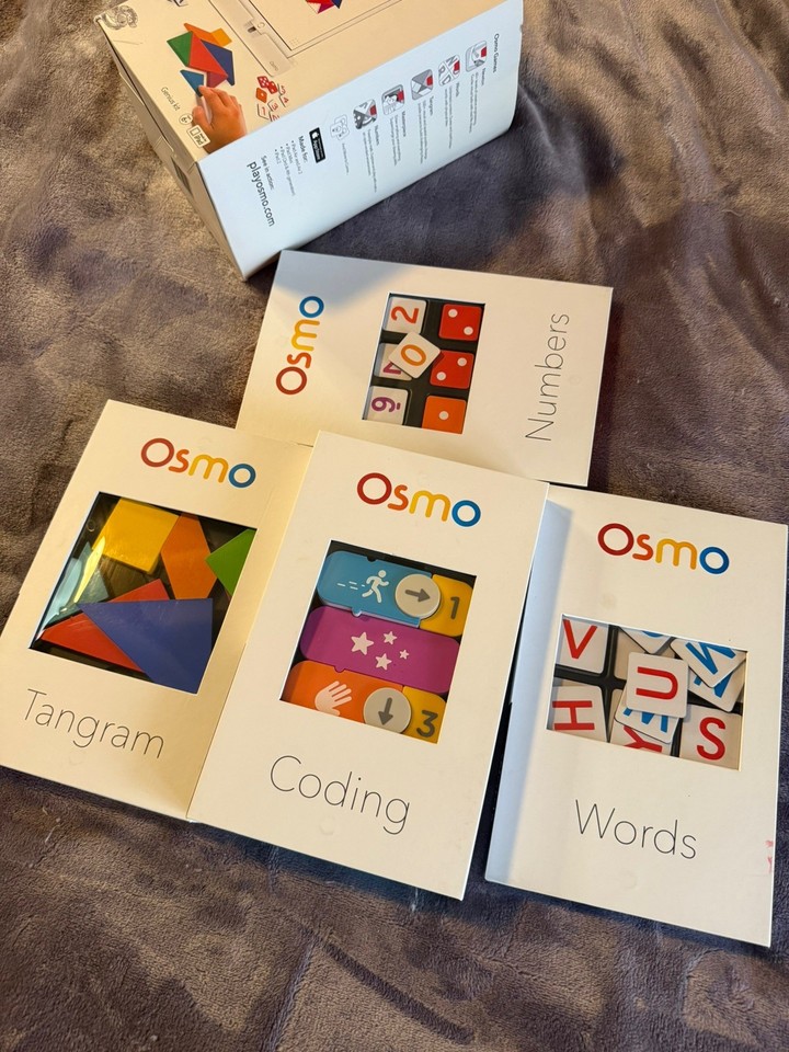 Osmo Genius starter kit complete sets (Words, Numbers, Tangram, Coding ...