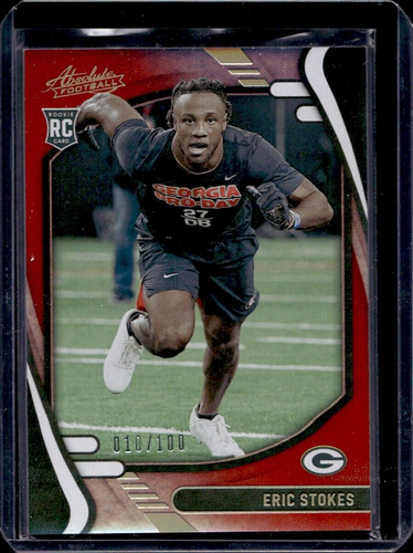 Eric Stokes Rookie #010/100 2021 Panini Absolute Card Packers | eBay