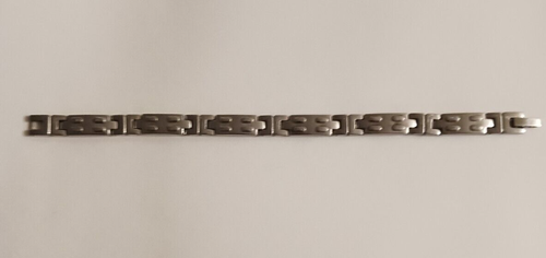 Gents Bracelet With Fold-Over Closure Stainless Steel Polished 7.5" | eBay